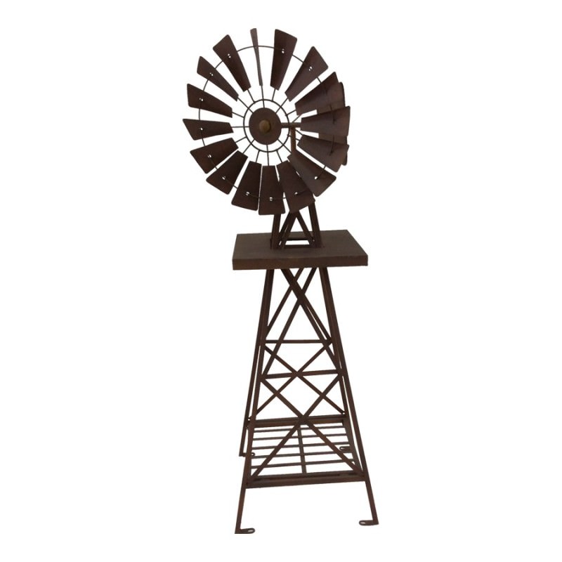 Howell Rustic Iron Windmill, Large
