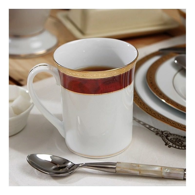 Noritake Majestic Fine China Mug - Burgundy
