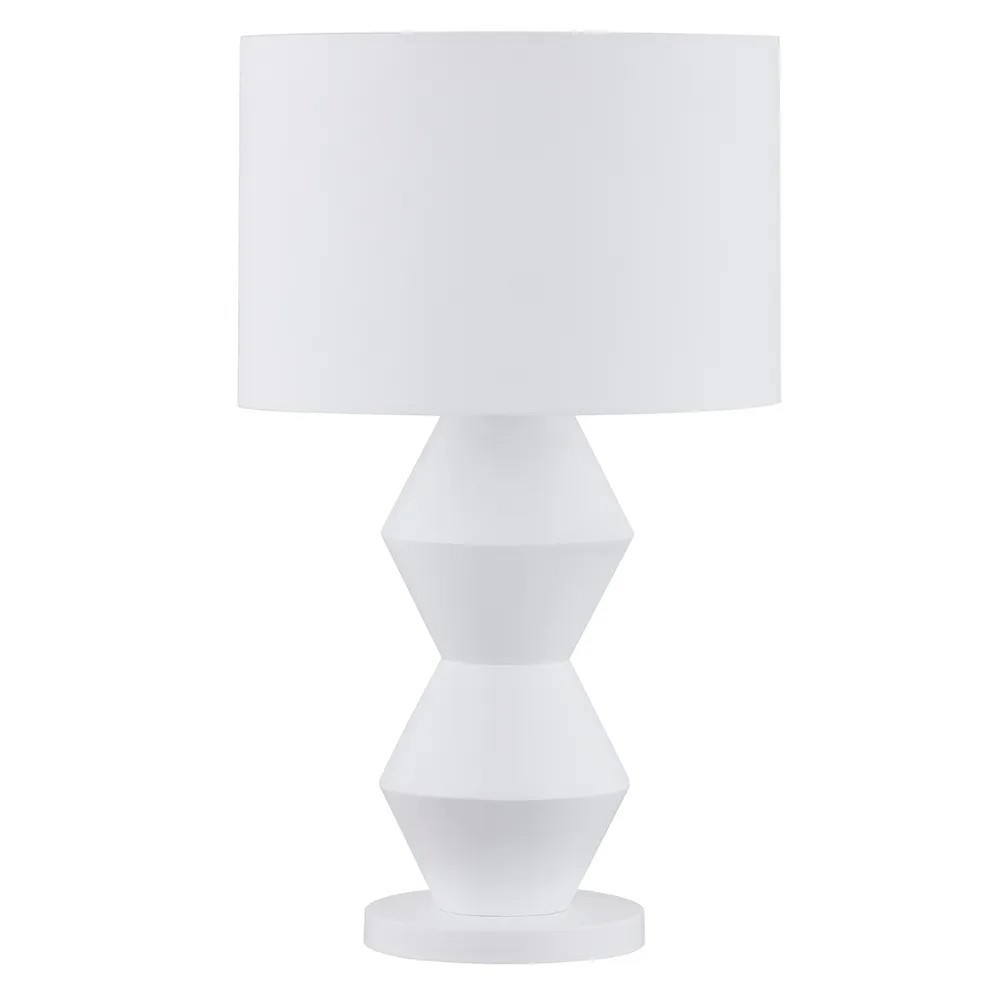 Abstract Table Lamp, White