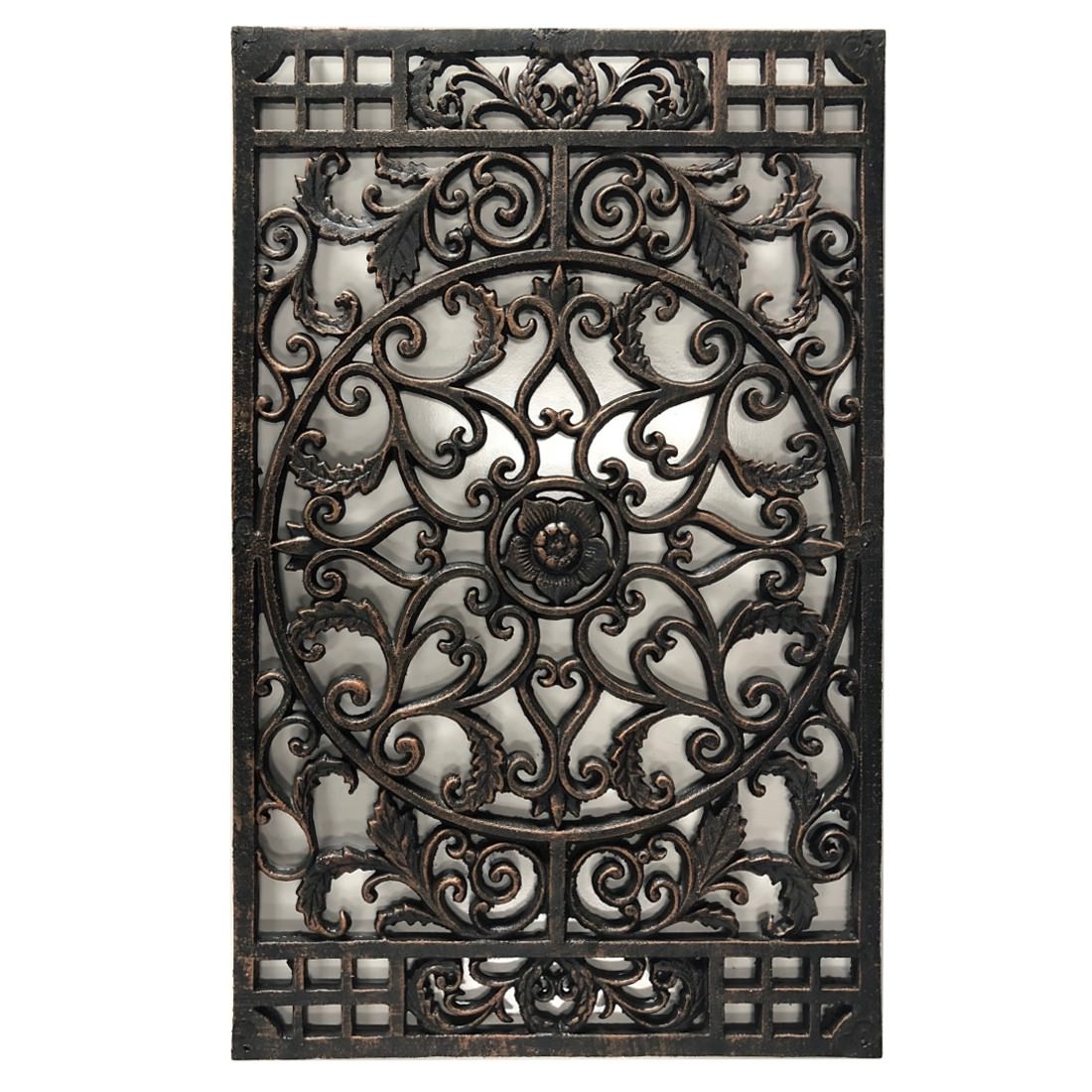 Alyce Cast Iron Outdoor Wall Decor
