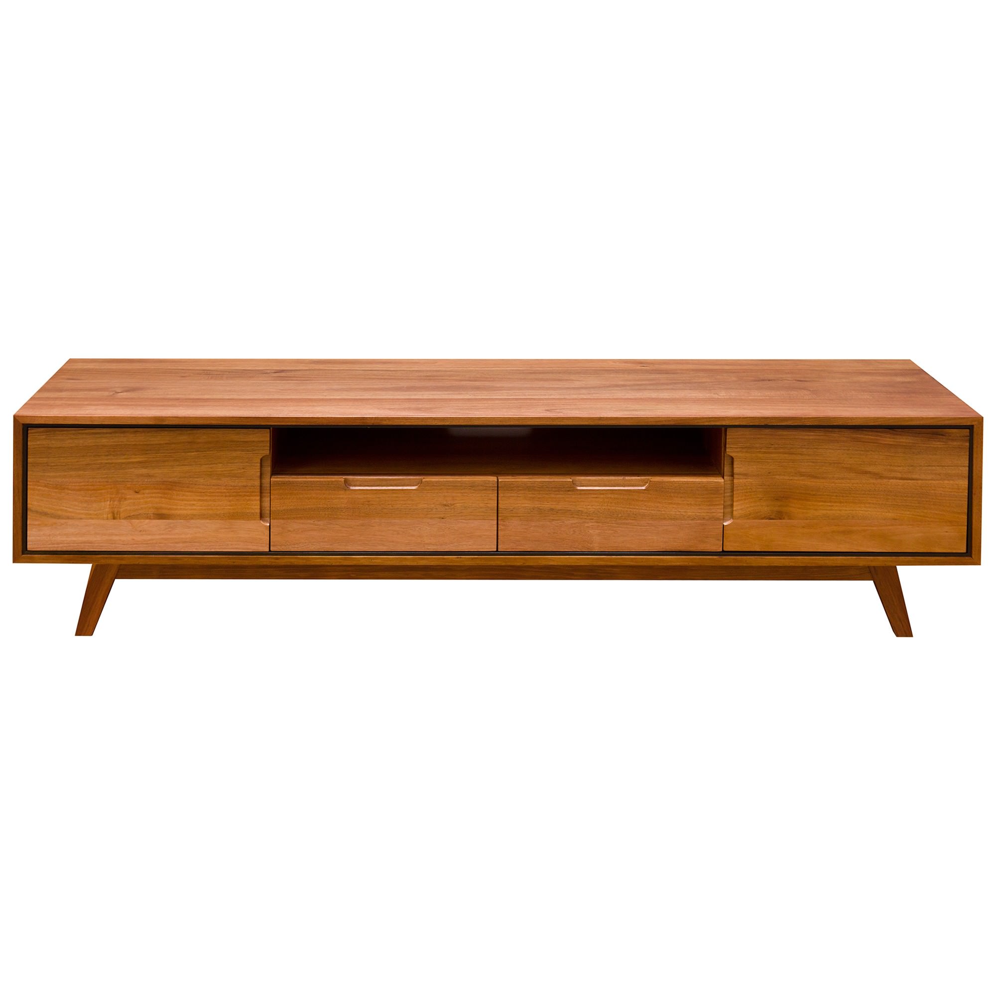 Klein Blackwood 2 Door 2 Drawer TV Unit, 200cm