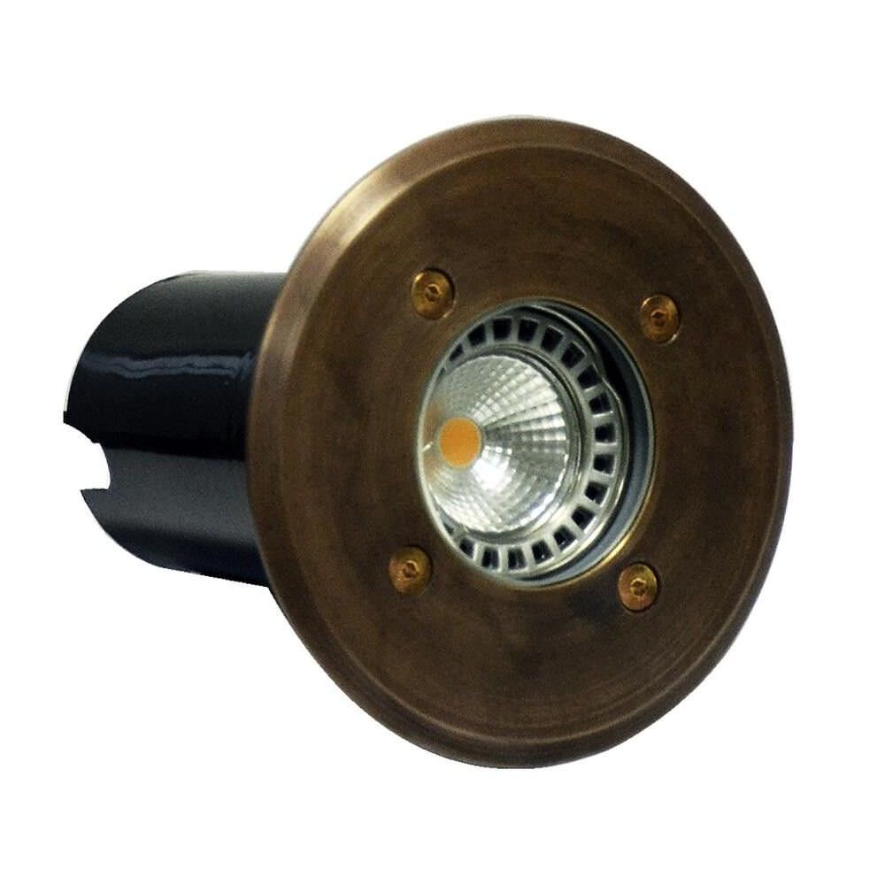 Lomond IP67 Exterior Recessed Wall / Inground Up Light, Round, Antique ...