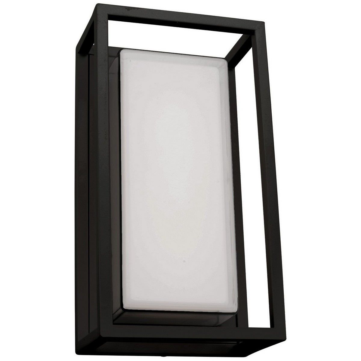 Cayman IP54 LED Outdoor Wall Light, Black