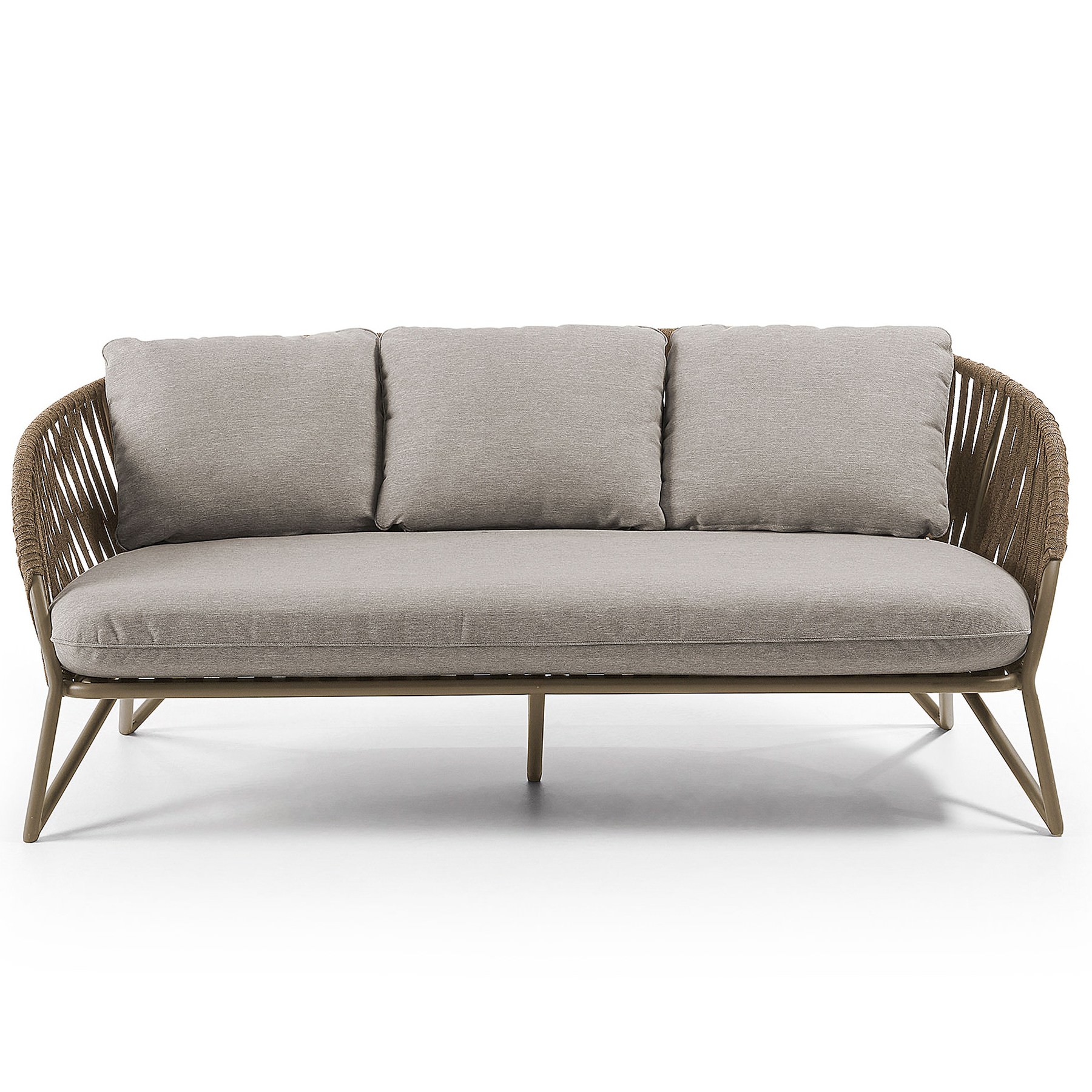 Poya Woven Rope Sofa, 3 Seater