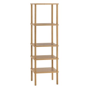 Rakie Oak Timber Slim Display Shelf, Natural